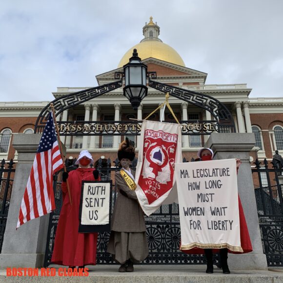 #RuthSentUs: Red Cloak National Protest Against Amy Coney Barrett ...