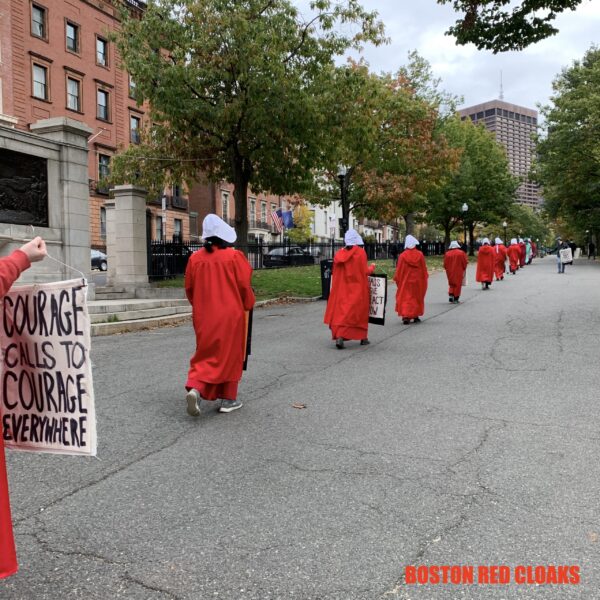 #RuthSentUs: Red Cloak National Protest Against Amy Coney Barrett ...