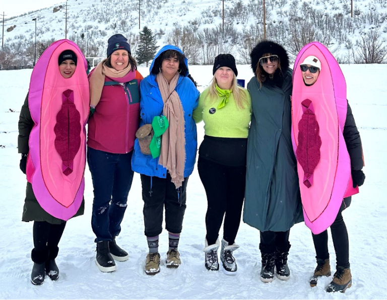 We Heart: The Giant Abortion Pill Snow Drawing at Sundance, Celebrating ...
