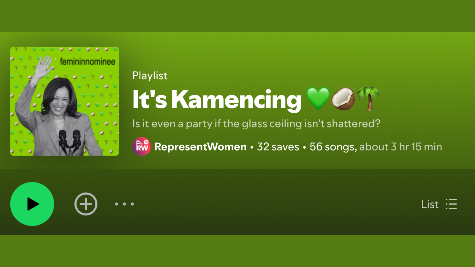 We Heart: This Kamala-Harris Themed Spotify Playlist, ‘It’s Kamencing ...